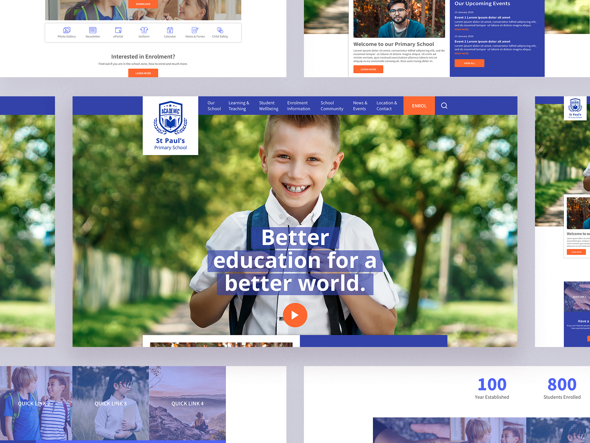 Primary School Websites - Carter & Co. CREATIVE